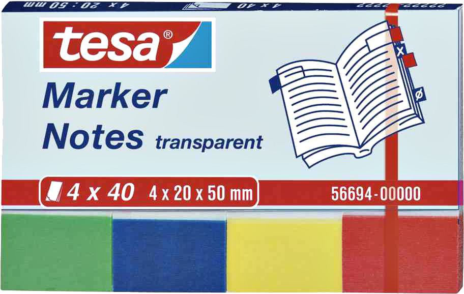 Tesa Notes Marker, sortiert, 56694