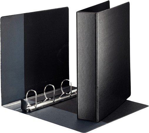 LEITZ Premium Ringbuch, DIN A4, 38 mm, 4 D-Ring-SoftClick, 4601-00-95