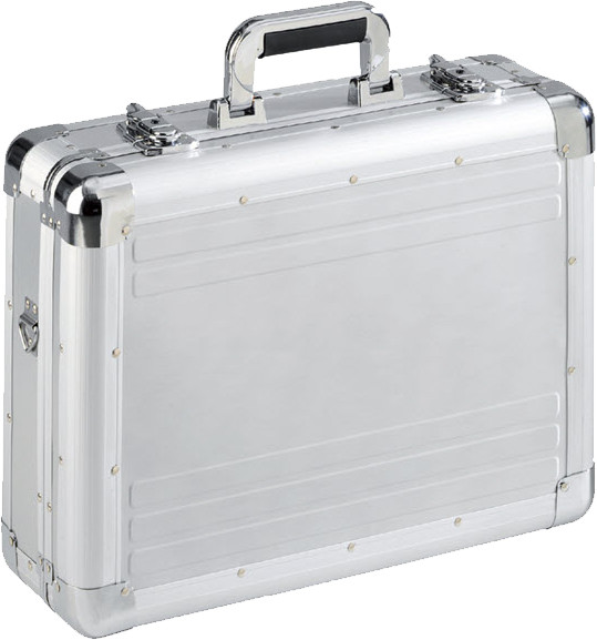 officio Aktenkoffer, Aluminium, 46 x 33.5 x 15 cm, Aluminium - silber ...