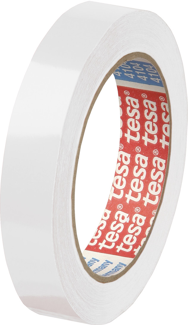 Tesa Verpackungsklebeband 4104, PVC, 25 mm x 66 m, 04104
