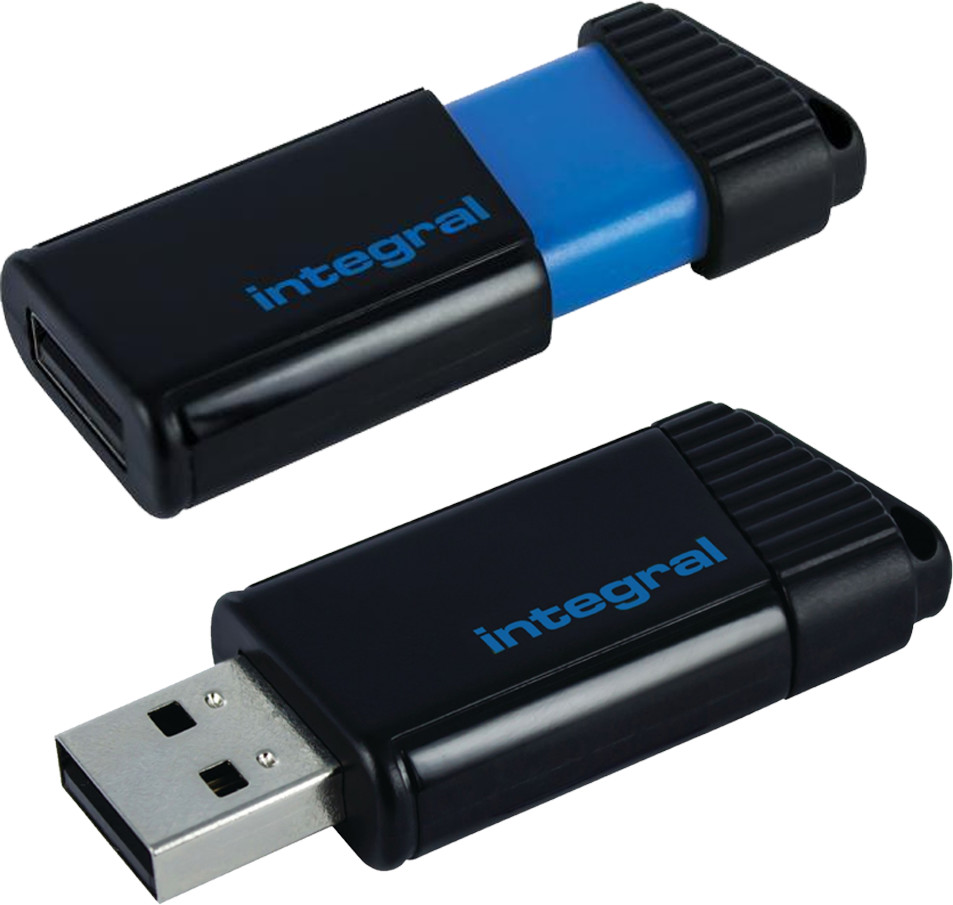 integral USB-Stick 2.0 Pulse - 16 GB, INFD16GBPULSEBL