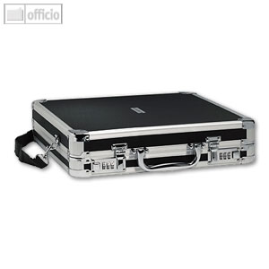 LEITZ Leitz Vaultz CD-Media-Box, für insgesamt 200 CDs, schwarz/chrom ...