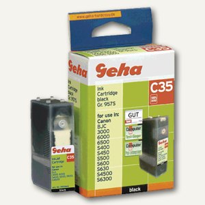 Geha C35 Patrone InkJet Canon BJC 6000/6100 schwarz, 050444 ...