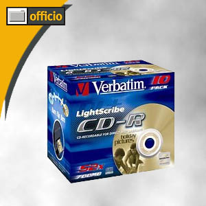 Verbatim Lightscribe CD-Rohling, 52x, 700 MB, Jewel Case, 10 Stück ...