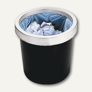 Helit Serie "Silver" Papierkorbring, H62208.99