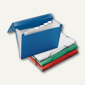 Veloflex Fächermappe CRYSTAL A4, 6 Fächer m. Taben, 4445200