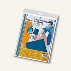 LEITZ Easy Bind Starterset, DIN A4, Klemmschienen+Mappen, 5 mm, 21793 ...