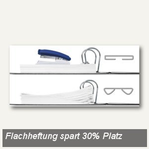 LEITZ Flachheftgerät "NeXXt" 5523, 40 Bl., Springfachmech., 5523-00-25