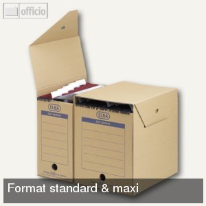 Elba Hängemappen-Archiv tric System standard, 158 x 333 x 308 mm, Pappe ...
