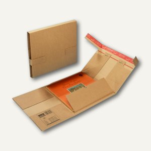 Versandbox für Langspielplatten, braun, 32x32x10 cm, 20 Stück, 5603008 ...