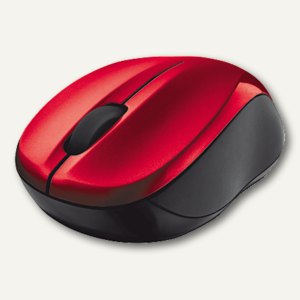 Trust Wireless Mini Maus Vivy, 800 DPI, Rechts- und Linkshänder, rot ...