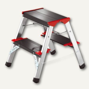 Hailo Doppelstufenleiter ChampionsLine L90 225, 2x 2 Stufen, 4422-001