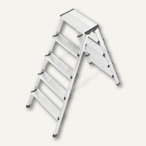 Hailo Doppelstufenleiter L90, Höhe 263 cm, 8655-001