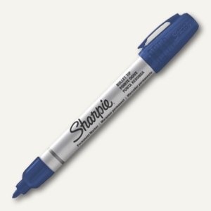 Sharpie Permanentmarker "Small" Rundspitze, 1 mm, blau, S0945730 ...