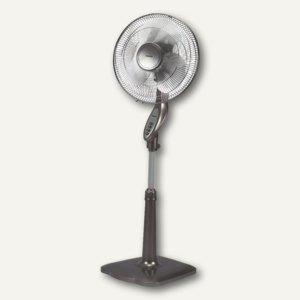 Rowenta Standventilator TURBOSILENCE, Ø 400 mm, sehr leise, schwarz/silber, VU5540 ...