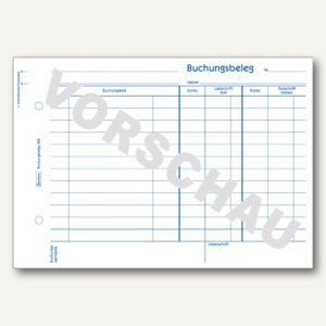 Avery Zweckform Buchungsbelege, DIN A5 quer, 308