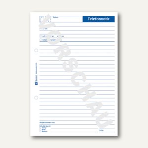 Avery Zweckform Formular - Telefonnotizen, 1019
