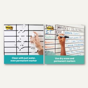 Post-it Whiteboardfolie Flex Write Surface, 60.9 x 91.4 cm, FWS3X2