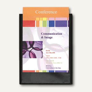 Exacompta Präsentationsmappe A4, PP, Klappen, Tasche/Deckel, 43501E