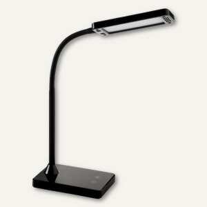 Alco LED-Tischleuchte, 6W, 3-fach dimmbar, 43 cm, schwarz, 907-11