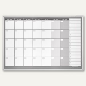 Magnetoplan Monatsplaner CC horizontal, 920 x 625 mm, weiss, 1249512HS