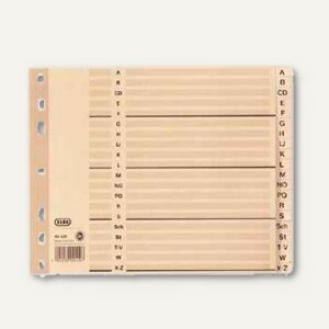 Oxford Papier-Register, DIN A4 3/4 Höhe, chamois, 00424