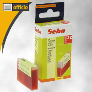 Geha Patrone InkJet Canon BJC 600/600e/610/620/680 gelb, 050284 ...