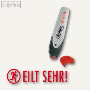 Colop Roller Stamp mit Logo "EILT SEHR!", Abdruck 27 x 7 mm, rot ...